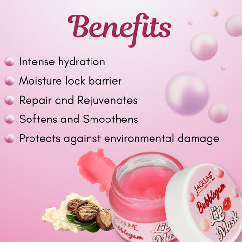 Jaquline USA Bubblegum Lip Mask |Provides Intense Hydration |Softens ...