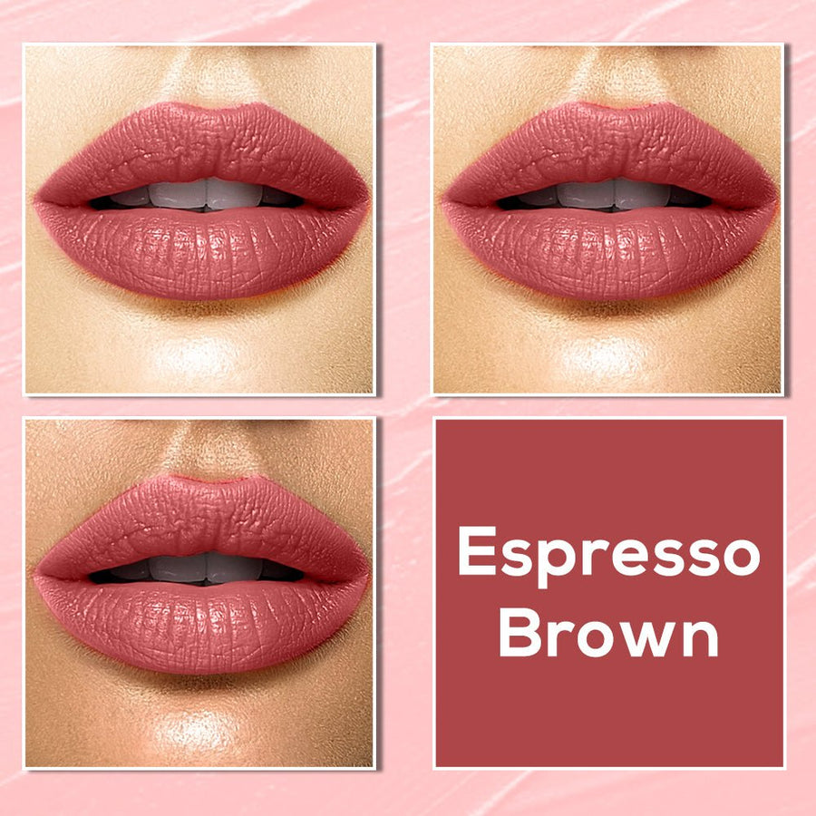 Color Me Matte Liquid Lipstick: Espresso Brown - JaqulineUSA