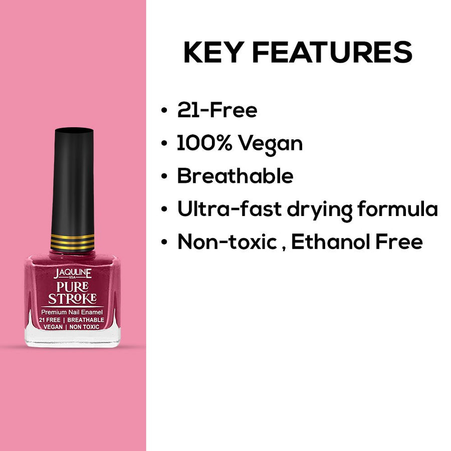 Pure Stroke Nail Enamel: Noble - JaqulineUSA